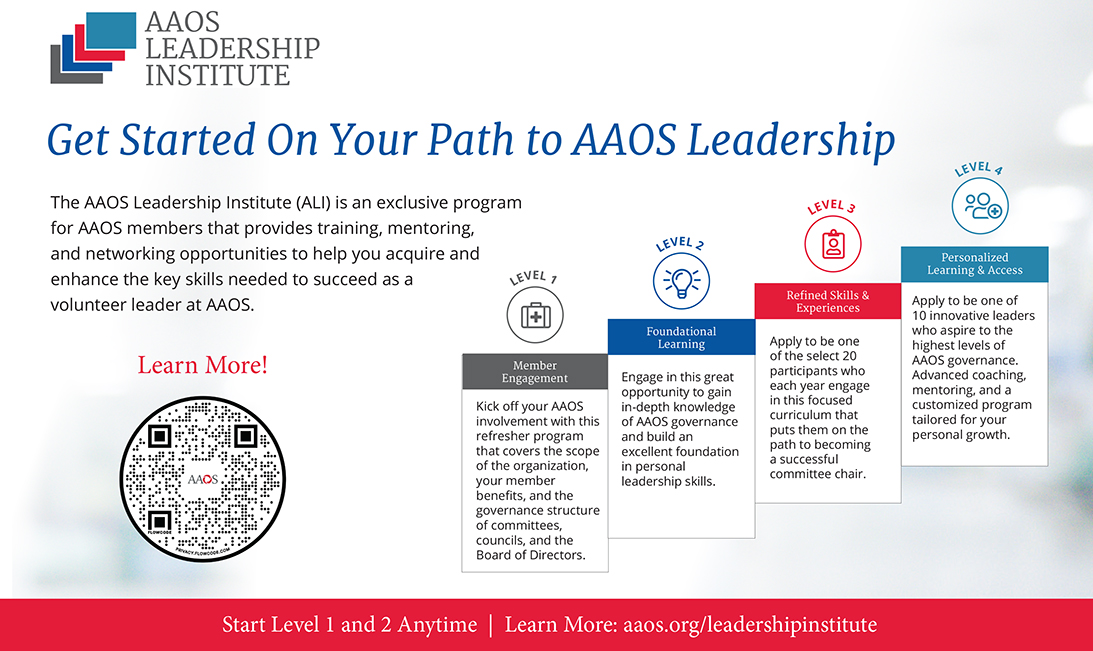 Two-year Anniversary: AAOS Leadership Institute Scores High Grades from ...